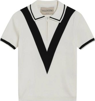 Valentino Garavani Femme, Tops, Blanc, Taille: 40 FR Polo