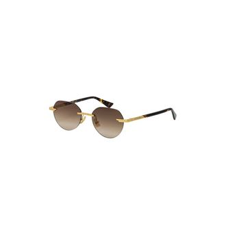 Bottega Veneta Lunettes de soleil - Homme - Accessoires - Jaune - Taille: 51 MM