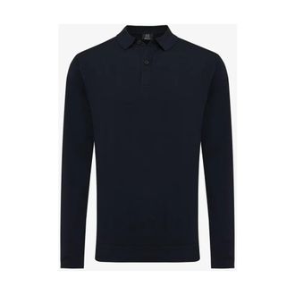Genti Cool Dry Longsleeve in Dunkelblau - - Tops - Herren - Blau - 3XL