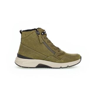 Gabor Rollingsoft Damen Walking Sneaker High - - Shoes - Damen - Gr&uuml;n - 41 EU