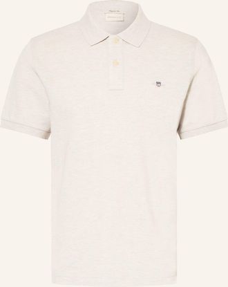 GANT Piqu&eacute;-Poloshirt Regular Fit grau