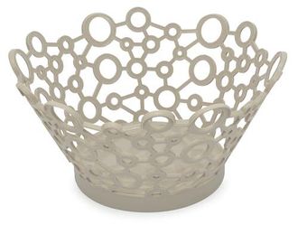 Gi&ograve;Style Giostyle Runder Korb Formen | Taupe | multifunktional | Made in Italy | 100% recycelbarer Kunststoff