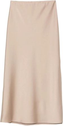 D.exterior Femme, Jupes, Brun, Taille: 42 FR Side Slit Midi Skirt