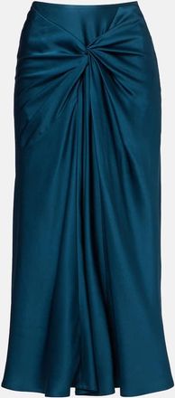 Dries Van Noten Midirock aus Satin