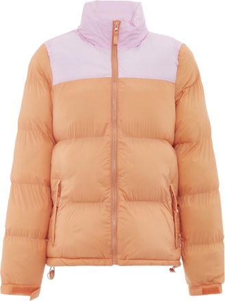 Mymo Wattierte Steppjacke Damen Aprikose S&uuml;&szlig;es Pink