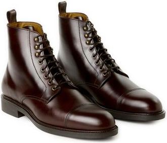 Bobbies Boots Harper à lacets en cuir