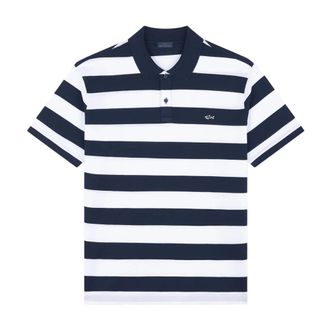 Paul & Shark Polo &agrave; rayures - Homme - Tops - Bleu - Taille: 2XL