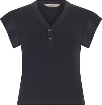 Barbour Femme, Tops, Bleu, Taille: 40 FR T-shirt ray&eacute;