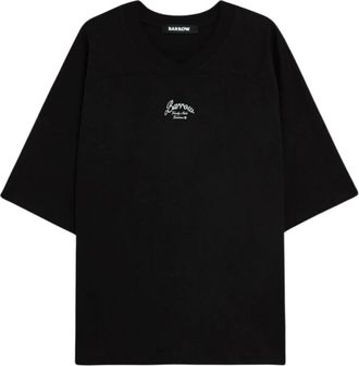 Barrow Barrow, unisex, Tops, Noir, Taille: XS T-Shirt In Jersey