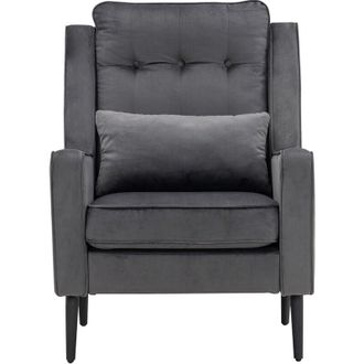 MCombo M Mcombo Ohrensessel Fernsehsessel Relaxsessel ohne Hocker, Samt, 7277DE-1