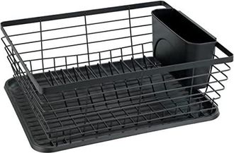 WENKO Geschirrabtropfer Drip Schwarz