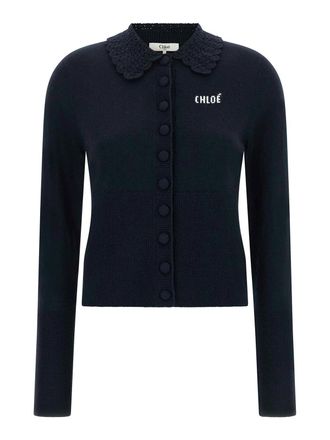 Chlo&eacute; Cardigan - Bleu