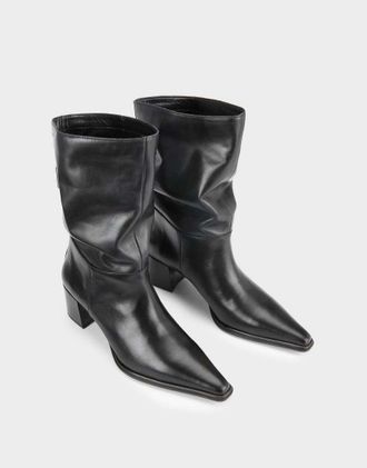 Vagabond Giselle l&auml;ssige Ankle-Boots aus schwarzem Leder