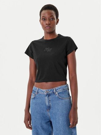 HUGO BOSS T-Shirt Rhinestone 50551404 Schwarz Slim Fit