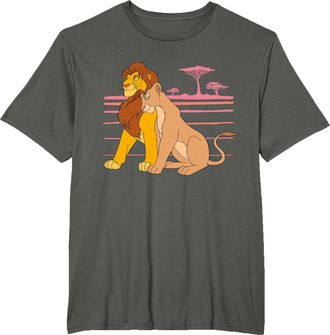 Disney The Lion King Simba and Nala Love T-Shirt T-Shirt