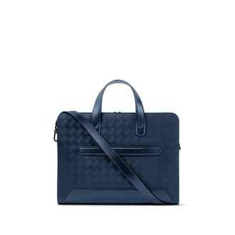 Montblanc Porte documents port&eacute; main en cuir