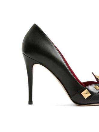 Valentino Garavani Studded Leather Pump - Black