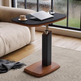 Generic Hoher Beistelltisch, Nachttisch Mit Rollen, Kleiner Nachttisch Mit Verdeckten Rollen, H&ouml;Henverstellbar for Sofa, Bett, Stuhl