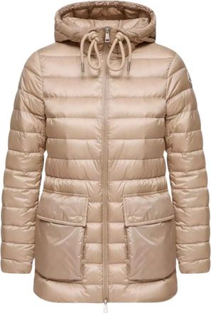 Moncler Femme, Manteaux, Beige, Taille: 40 FR Jasmin Short Down Jacket