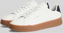 Tommy Hilfiger Sneaker aus Leder-Mix mit Label-Details
