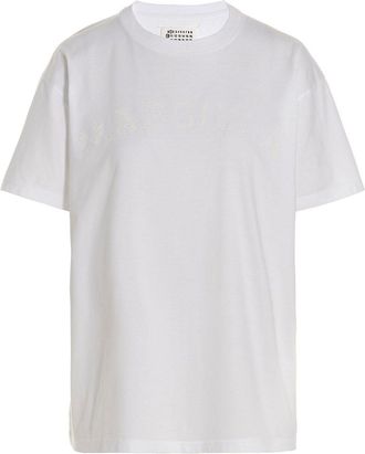Maison Margiela Wei&szlig;es Baumwoll-T-Shirt