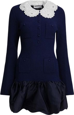 Self Portrait Femme, Robes, Bleu, Taille: 40 FR Robes