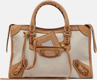Balenciaga Tasche Le City Small aus Canvas