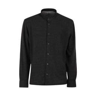Brunello Cucinelli Homme, Chemises, Noir, Taille: L Casual Chemises