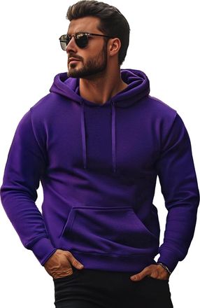 OZONEE Herren Kapuzenpullover Sweatjacke Sweatshirt Farbvarianten Kapuzenjacke Kapuzenpulli Kapuze Langarm Hoodie Sport Style Casual Fitness Training Motiv 7