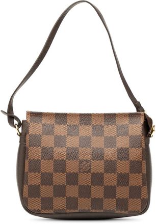 Louis Vuitton Crossbody Bags - Damier Ebene Trousse Pochette - Gr. unisize - in Braun - für Damen