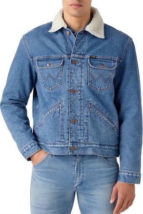 Wrangler Jeansjacke Regular Fit warm gefüttert - 124MJ Sherpa Wranch