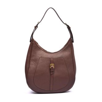 Baldinini Sac Hobo en Cuir Tumbled - Femme - Sacs - Brun - Taille: ONE Size