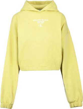Calvin Klein Jeans Damen, Sweatshirts & Hoodies, Gelb, XLGr&ouml;&szlig;e