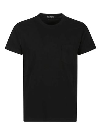 Tom Ford t-shirt à poche poitrine - Noir