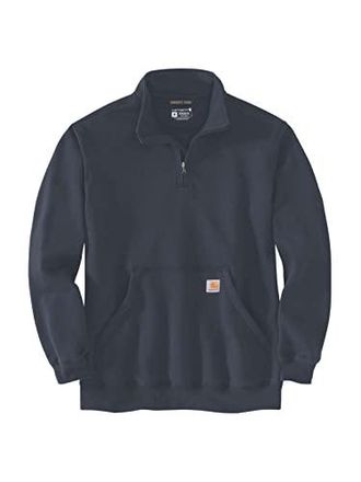 Carhartt Work in Progress Quarter-Zip Sweat-shirt Bleu foncé XXL