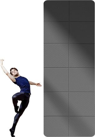 Generic Faltbare Trainingsmatte, faltbare Yogamatte, tragbare -Gymmatte, Workout-Pad f&uuml;r Yoga, Pilates, Heimtraining, Boden&uuml;bungen, 183 x 61 x 0,3 cm