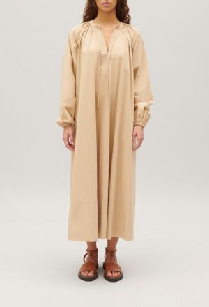 Claudie Pierlot Langes Kleid Oversize Sand