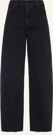 7 For All Mankind Jeans Bonnie Curvilinear Wide Leg Fit schwarz
