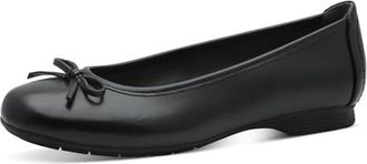 Jana Ballerines avec Noeud Vegan, Noir (Noir), 38 EU