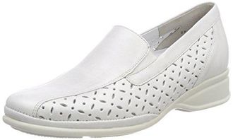 Semler Femme Ria Mocassin, Blanc cassé, 44 EU