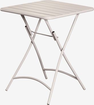 Sklum Gartentisch quadratisch 60x60 cm klappbar aus Stahl Janti