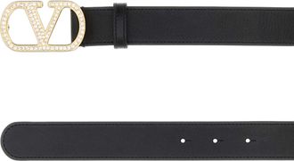 Valentino Garavani Nerocrystal Cinture Belt