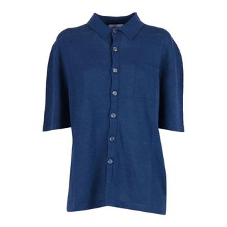 Settefili Cashmere Herren, Shirts, Blau, LGr&ouml;&szlig;e