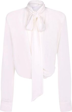 Federica Tosi Femme, Blouses et Chemises, Blanc, Taille: 36 FR Chemises