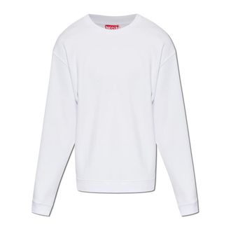 Diesel Herren, Sweatshirts & Hoodies, Wei&szlig;, XLGr&ouml;&szlig;e
