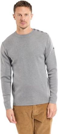 Armor Lux Pull Marin &agrave; Boutons en Laine m&eacute;rinos GOULENEZ