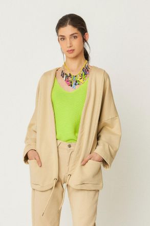 SKFK Damen vegan Sweatshirt Enara Beige