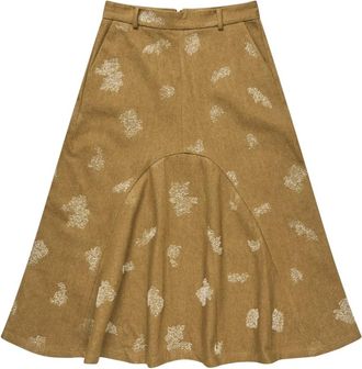 Munthe Ravn Skirt - Femme - Jupes - Brun - Taille: 42 FR