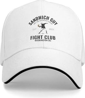 Generic Chapeau Homme, Sandwich Guy, Casquette de Baseball d&eacute;contract&eacute;e, randonn&eacute;e, p&ecirc;cheur, Chapeau de Routier, Casquette d&eacute;t&eacute; pour Femmes en Tenue de Ville,