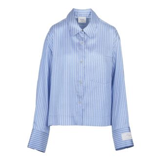 Alysi Femme, Blouses et Chemises, Bleu, Taille: 36 FR Chemise